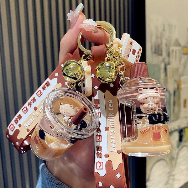 Boba Tea Keychain - Etsy