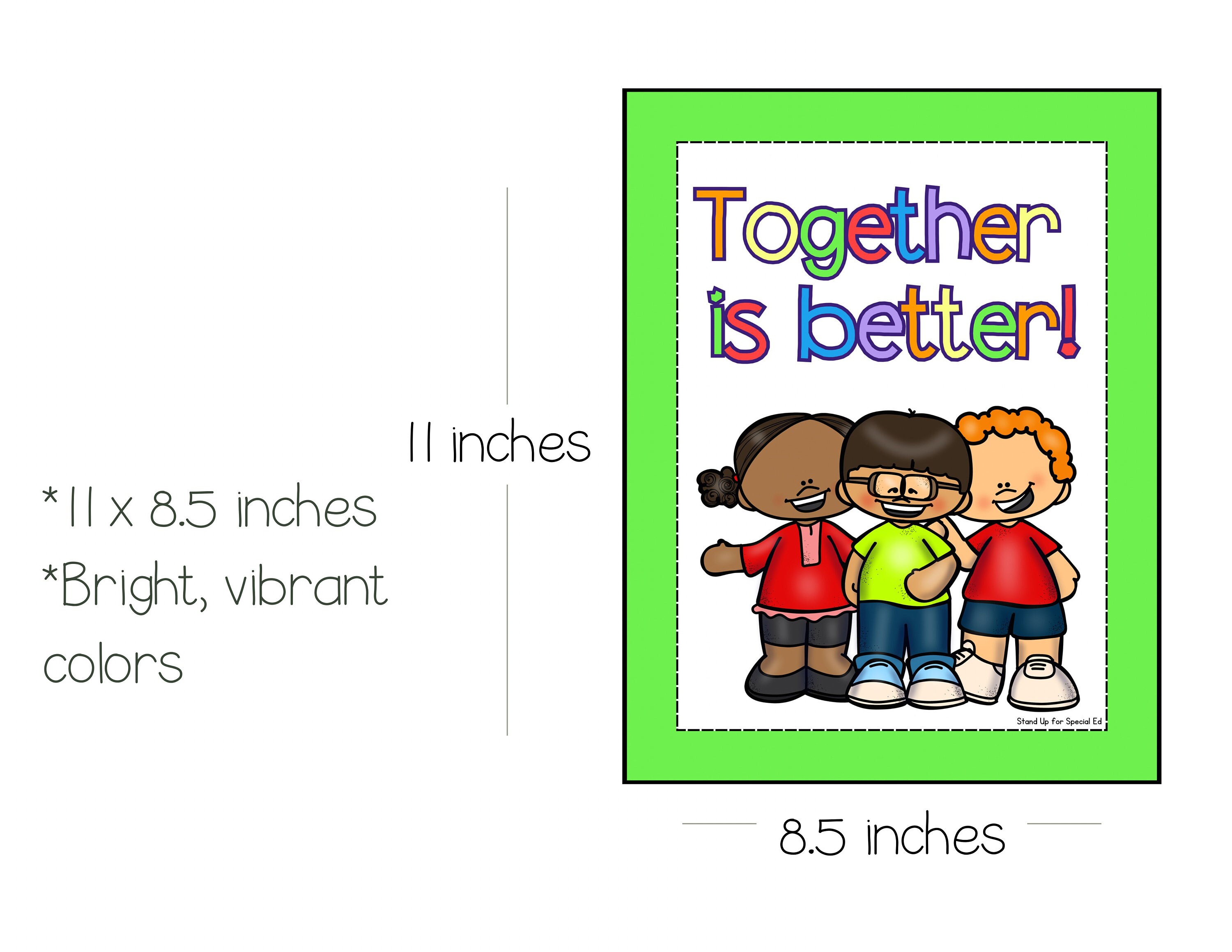 Inclusive/ Inclusion Classroom School Posters Diversity and Special ...
