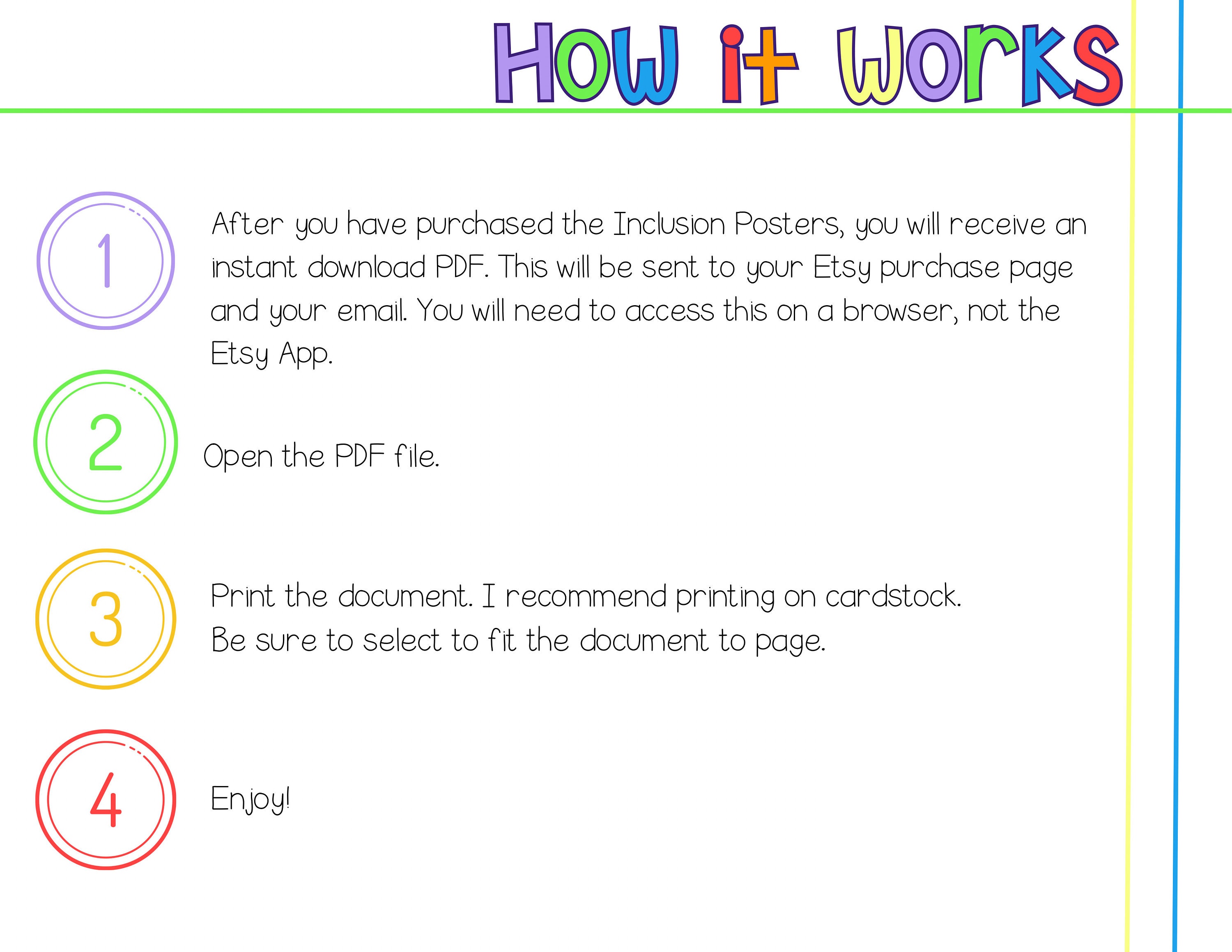 Inclusive/ Inclusion Classroom School Posters Diversity and Special ...