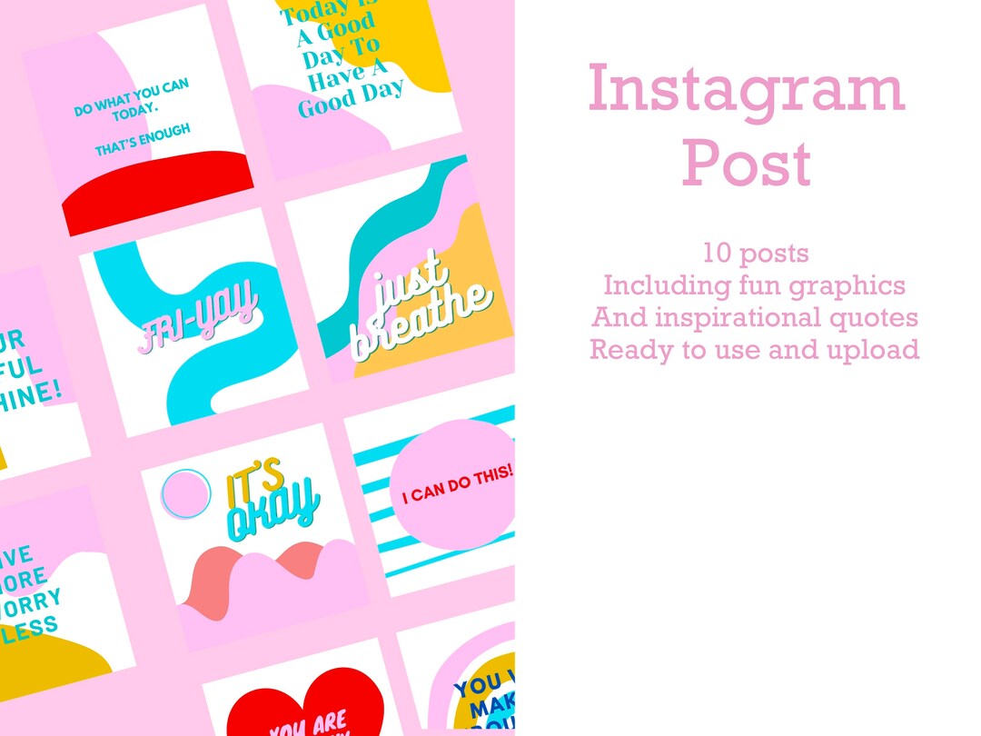 Positive Instagram Posts Ready to Gocolourful Happy Instagram ...