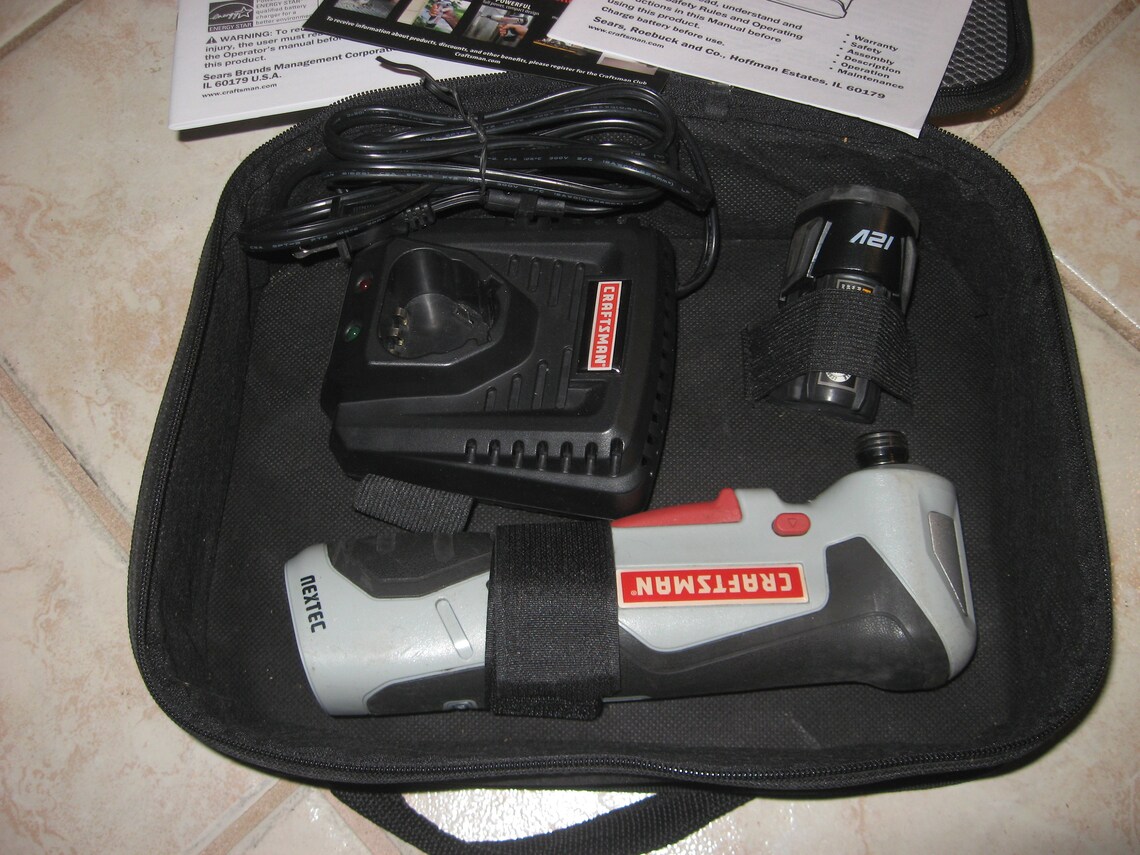 Craftsman Nextec 12V Right Angle Impact Driver Kit Tool - Etsy