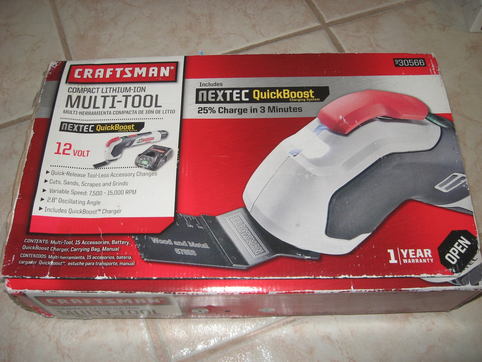 New Craftsman Nextec 12-volt Lithium-ion Cordless Quick Release Multi ...