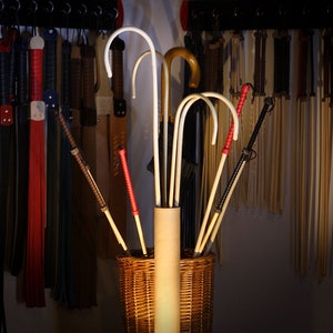 Headmaster Crooked Classic Rattan Cane Spanish Style - 36/32" (90/80 Cm ...