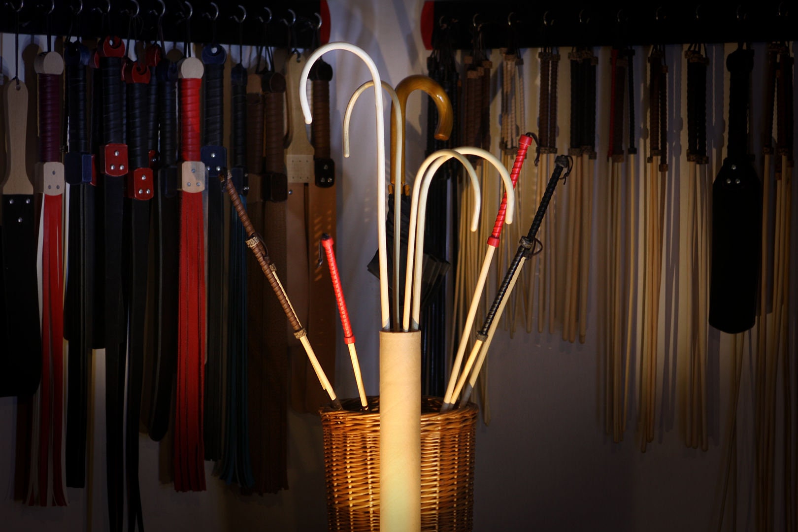 Headmaster Crooked Classic Rattan Cane Spanish Style - 36/32" (90/80 Cm ...