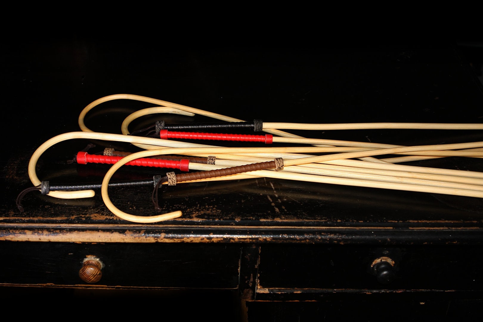 Headmaster Crooked Classic Rattan Cane Spanish Style - 36/32" (90/80 Cm ...