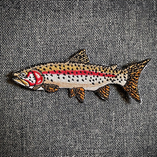 Brown Trout Embroidery - Etsy