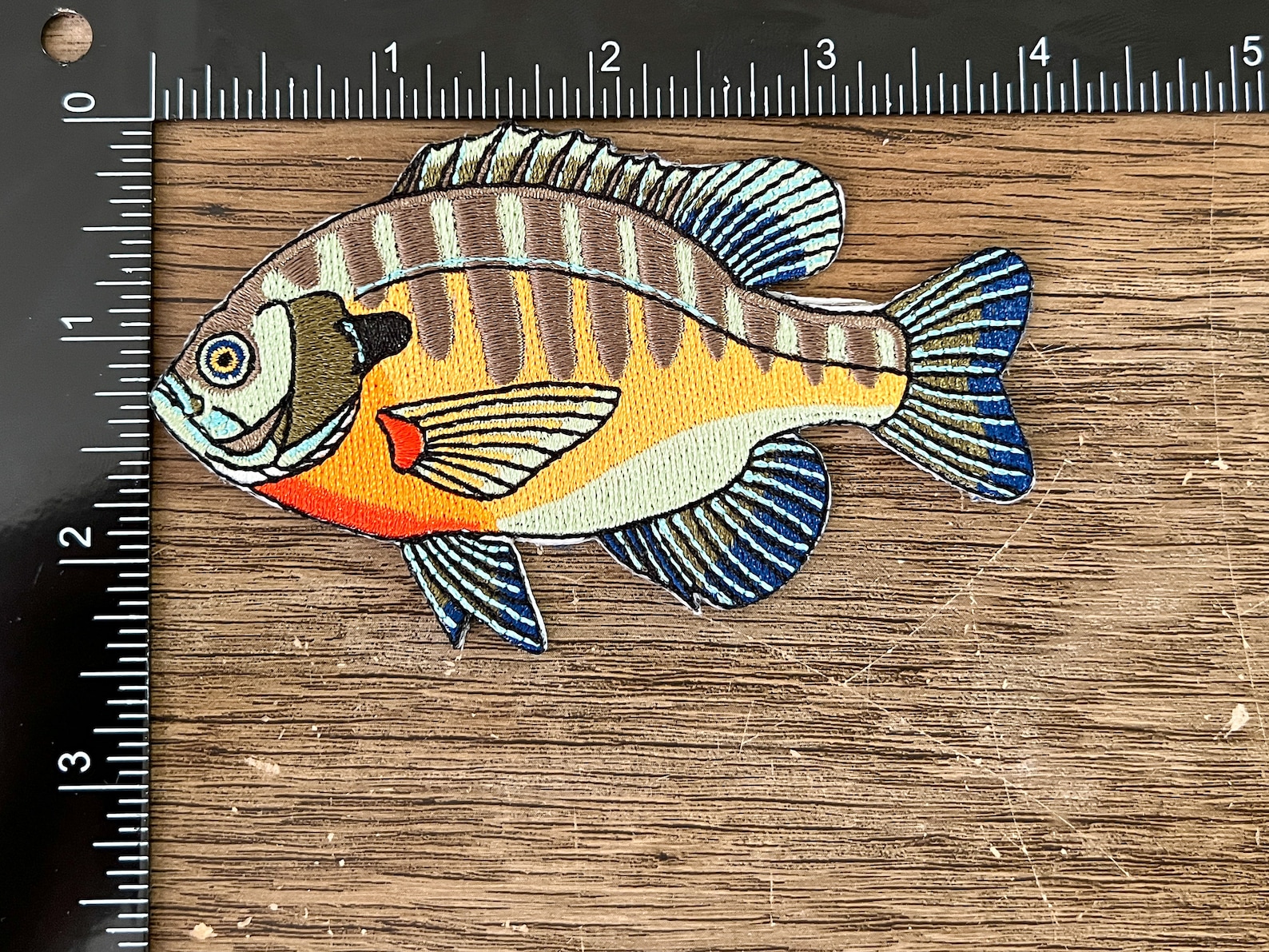 Bluegill Embroidered Iron-on Patch: Fishing Angler Gift - Etsy