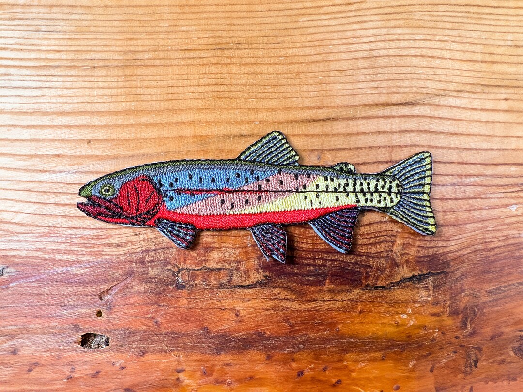 Greenback Cutthroat Trout Patch | Quality Fish Patches for Jackets ...