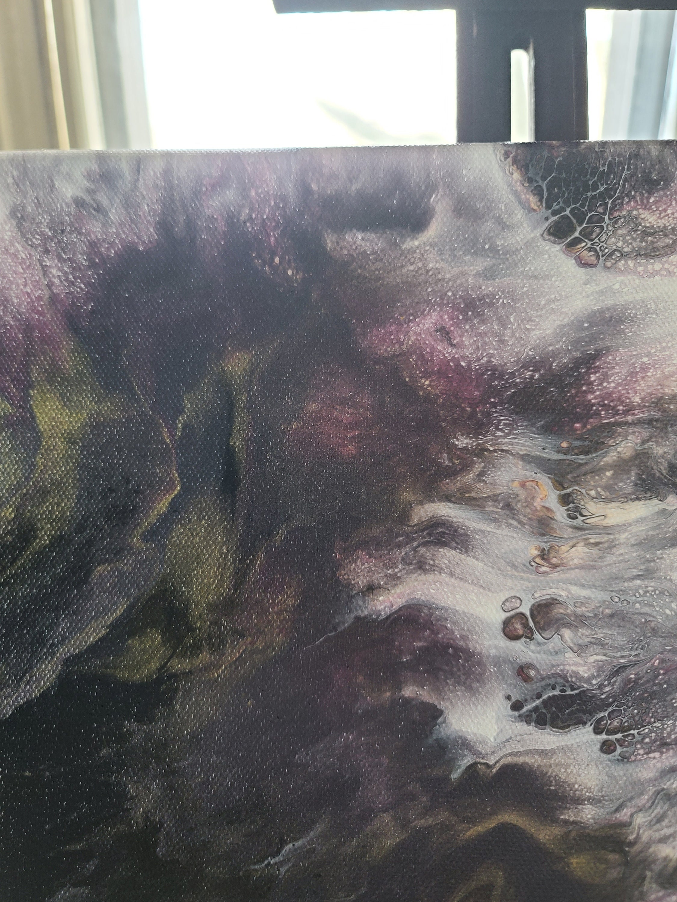 Fluid Art Piece, Purple Fusion - Etsy