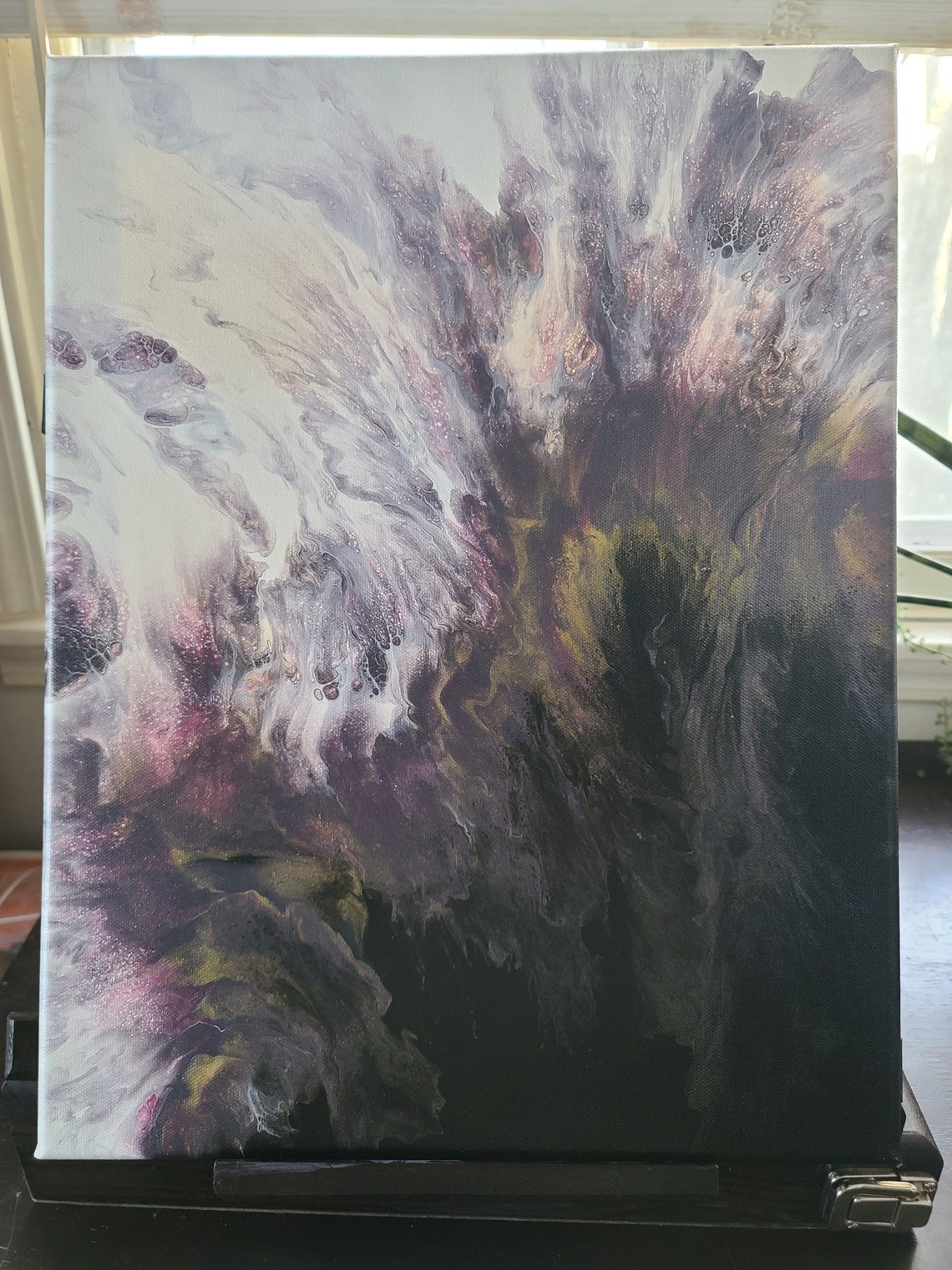 Fluid Art Piece, Purple Fusion - Etsy