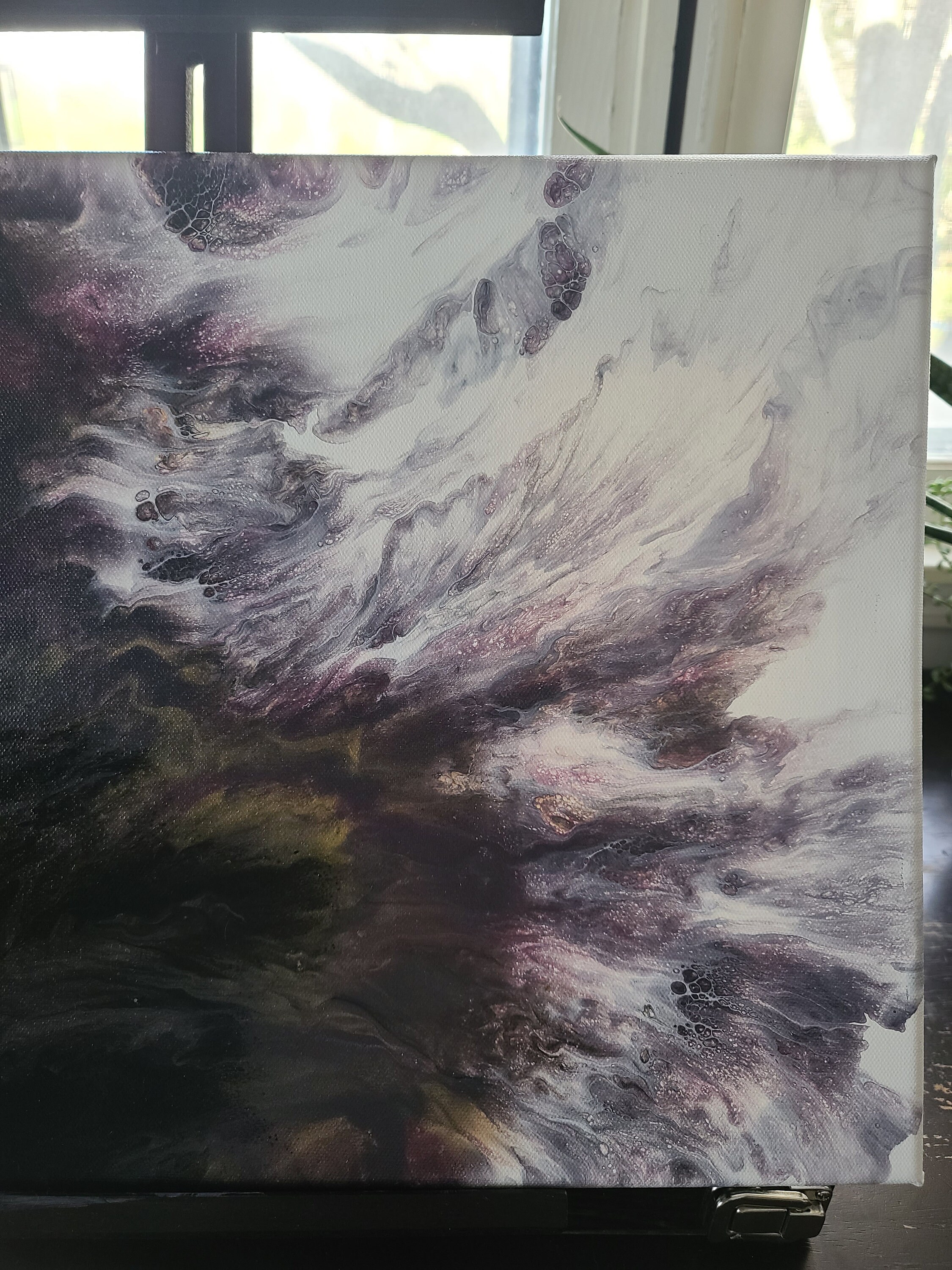 Fluid Art Piece, Purple Fusion - Etsy