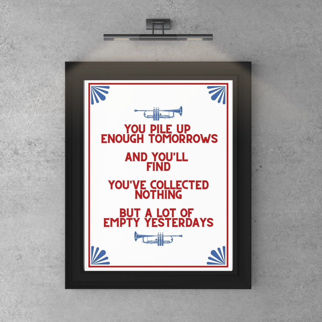 The Music Man Wall Art Digital Download - Etsy