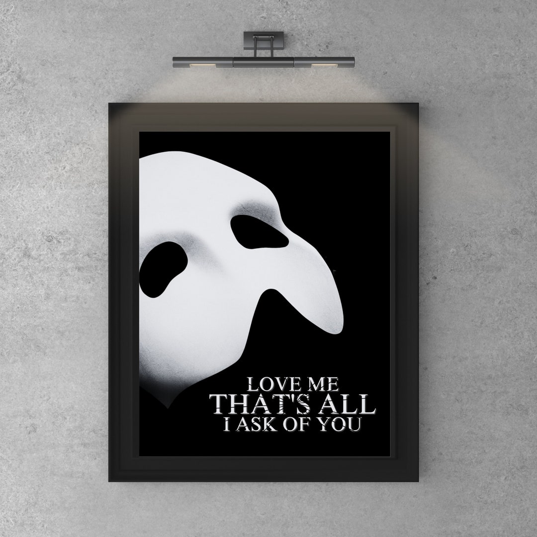 The Phantom of the Opera Wall Art Digital Download - Etsy
