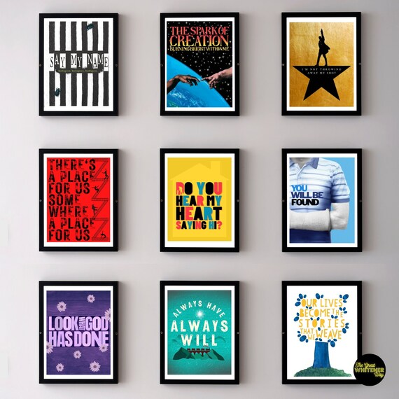 Musical Theater Gallery Wall Art Digital Download Theater - Etsy UK