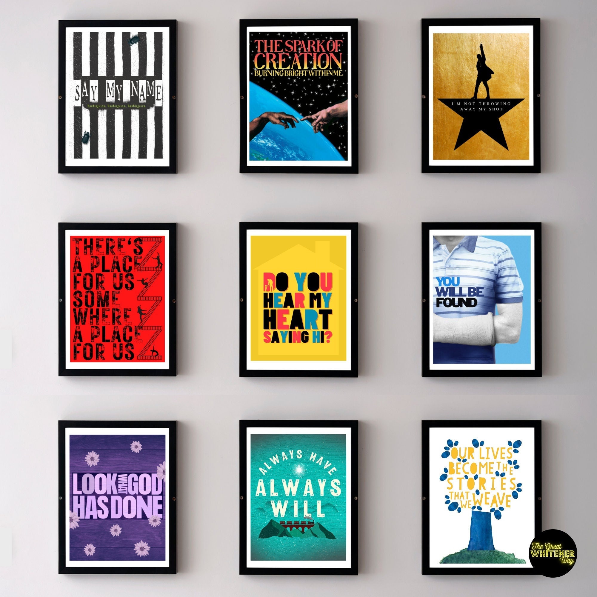 Musical Theater Gallery Wall Art Digital Download Theater - Etsy