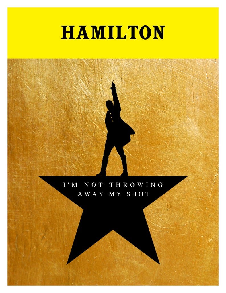 Hamilton Wall Art Digital Download - Etsy