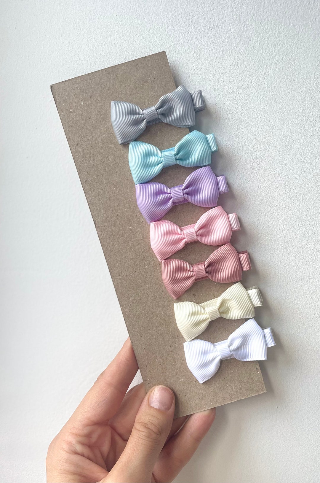 Baby Bows, Fully Lined Clips, Baby Fringe Clips, First Hair Clips ...