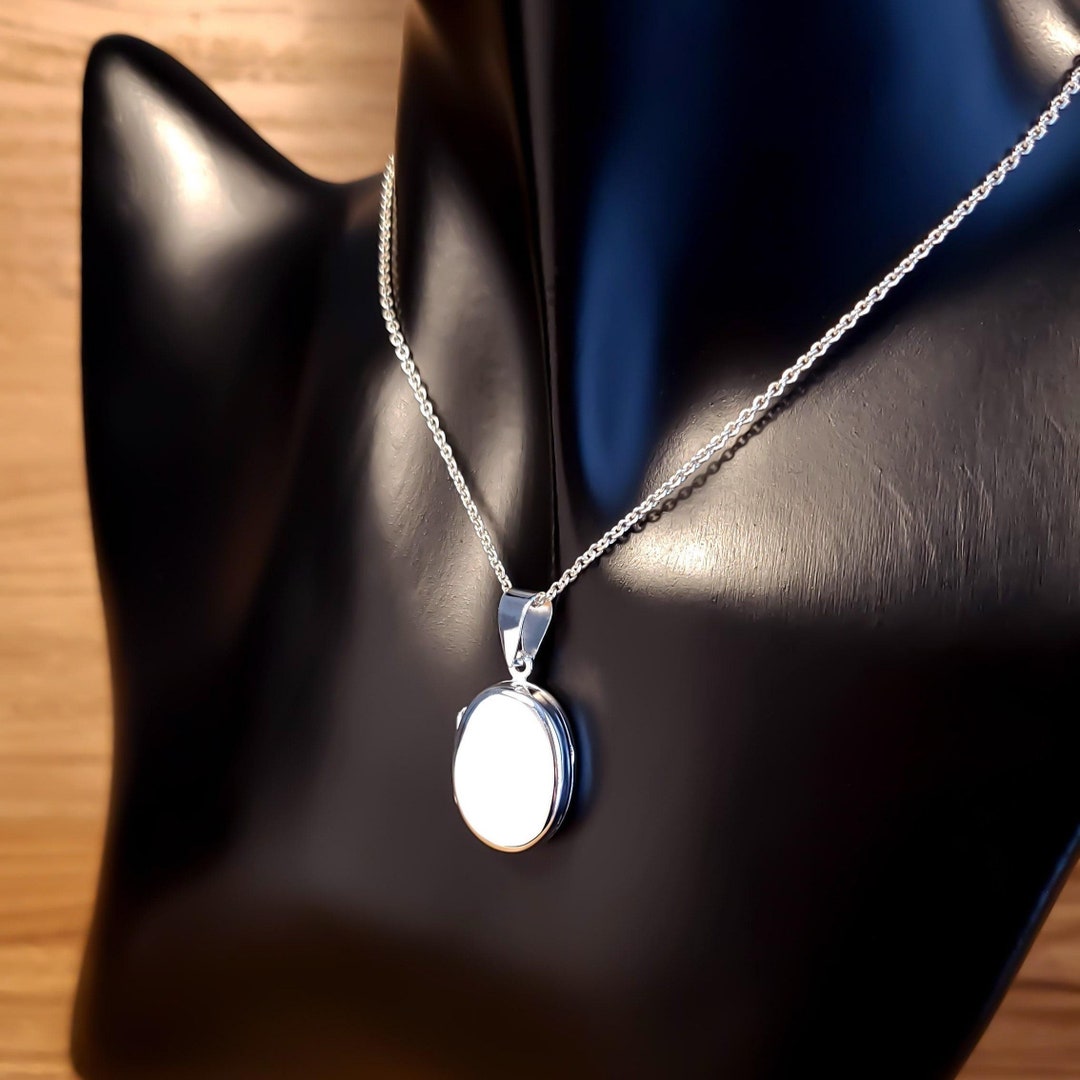 Medallion Pendant Silver Medallion Necklace Pendant Silver Medallion ...