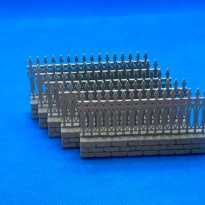 Cemetery Fences With Gate, 28mm Gaming Terrain, Fat Dragon Games - Etsy