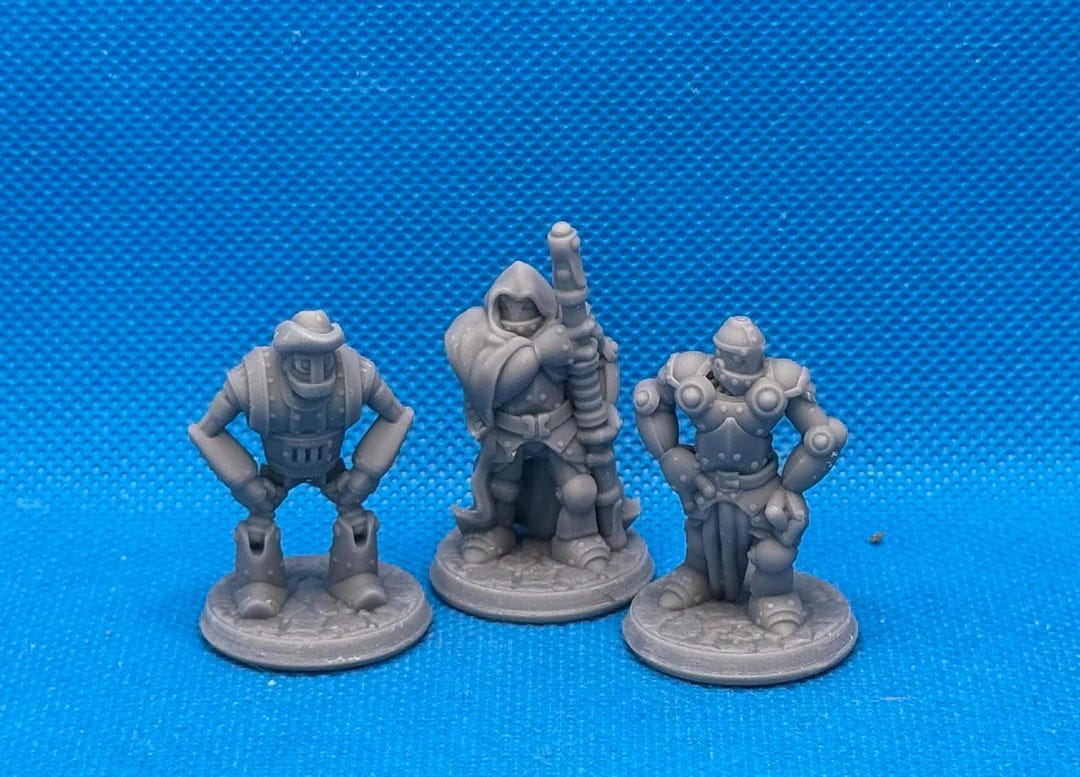 Warforged, Warforged Cowboy, Warforged Mage, 28mm RPG, Dungeons and ...