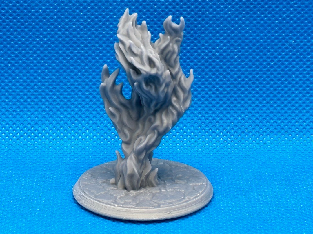 Fire Elemental Miniature, Dungeons and Dragons, Briteminis - Etsy
