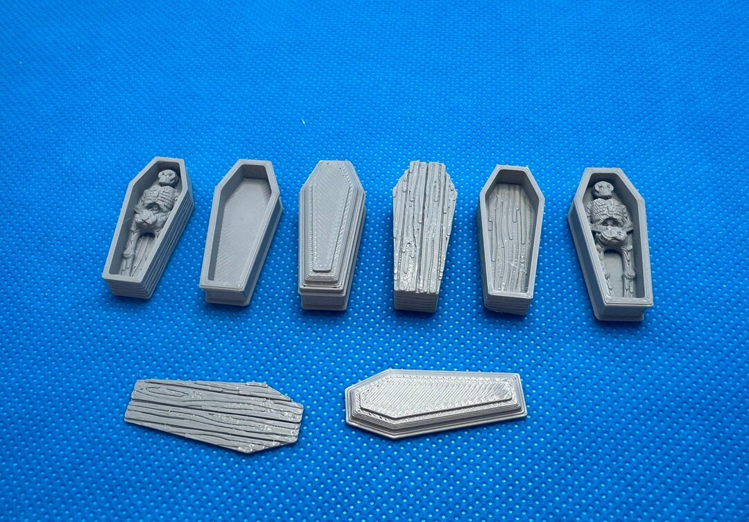 Coffins Set of 8, Dragonshire, Fat Dragon Games, Dnd, Dungeons and ...