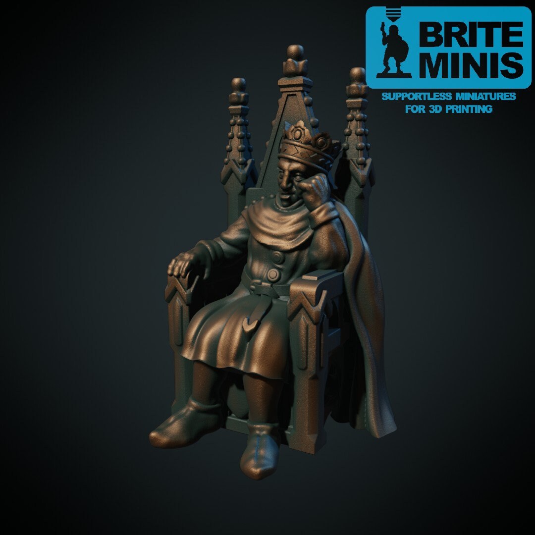 Throne, 28mm Miniature, Dungeons and Dragons - Etsy