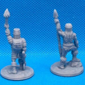 Barbarian and Knight, 28mm- Fat Dragon Games, Dungeons & Dragons or Any ...