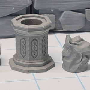 Dwarven Brazier Mini for 28mm Role Playing. Dungeons and Dragons or Any ...