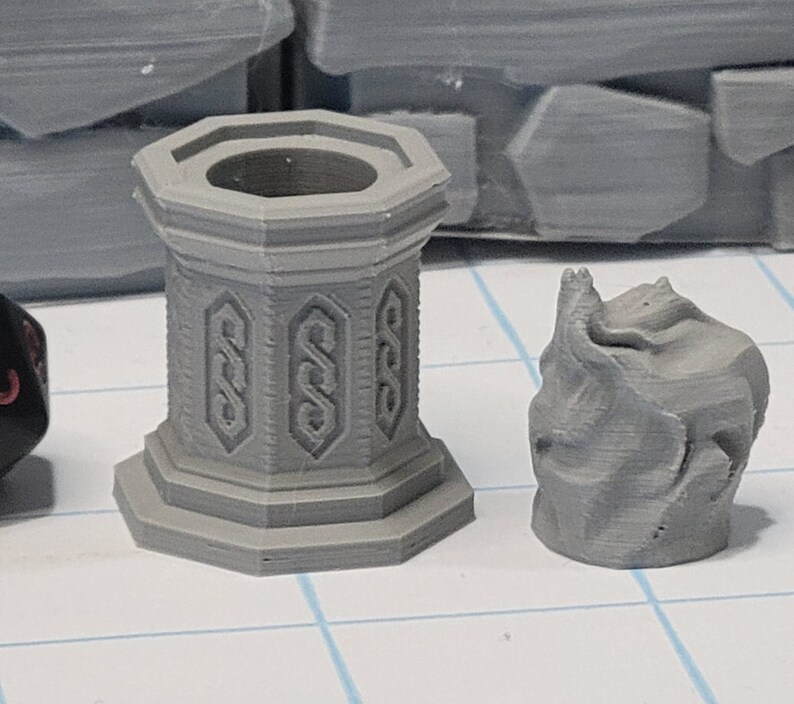Dwarven Brazier Mini for 28mm Role Playing. Dungeons and | Etsy