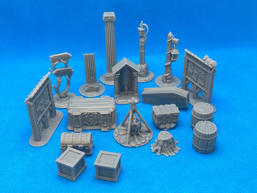 RPG Props Pack, 28mm Miniature, Dungeons and Dragons - Etsy