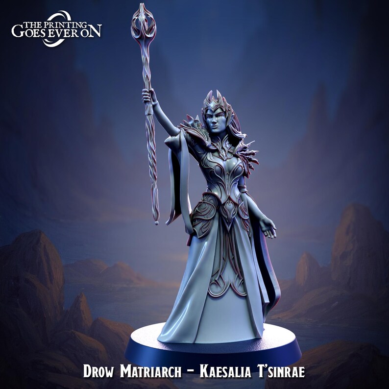 Drow Matriarch - Kaesalia T'sinrae, Dungeons and Dragons, the Printing ...