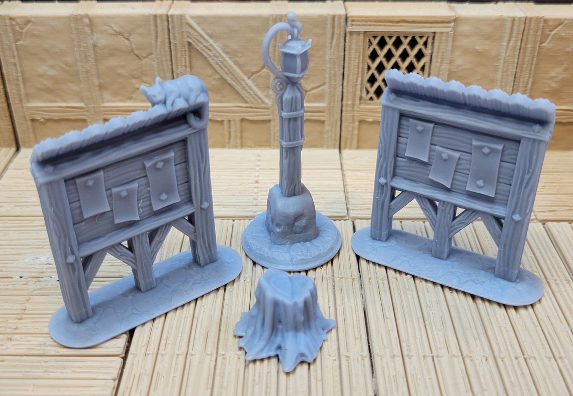 Notice Board for RPG 28mm Dungeons and Dragons Briteminis - Etsy