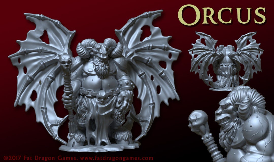 Orcus Miniature Based on 28mm Gaming, Fat Dragon Games - Etsy