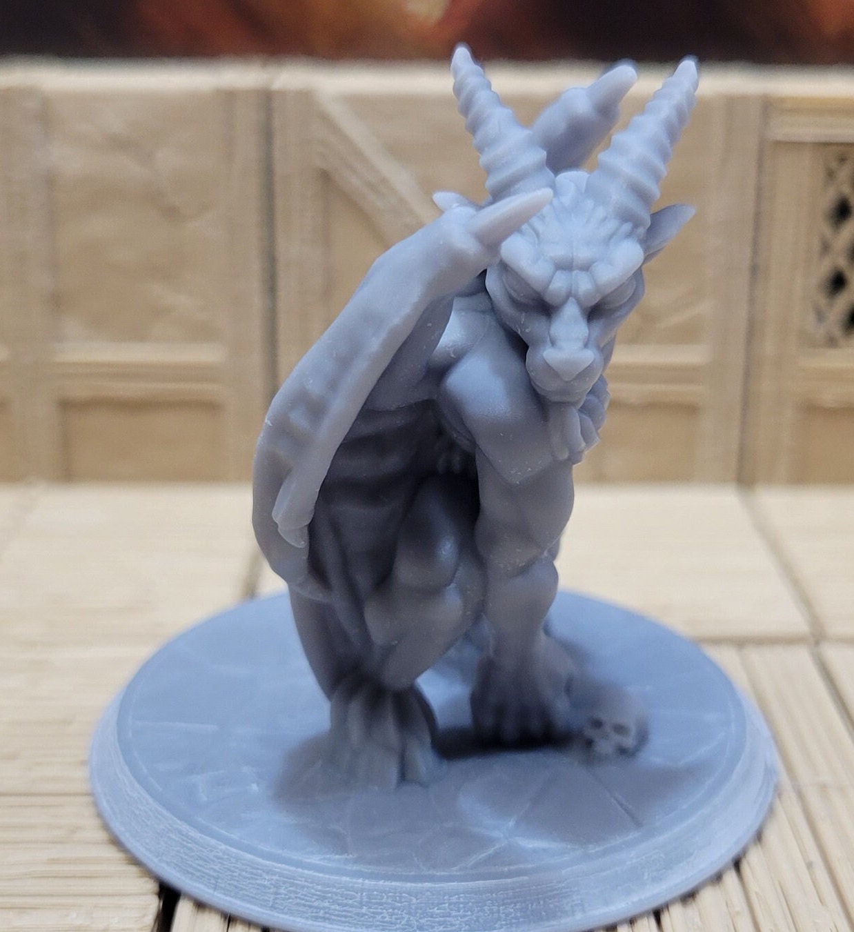 Demon 28mm Miniature Dungeons and Dragons Warhammer - Etsy