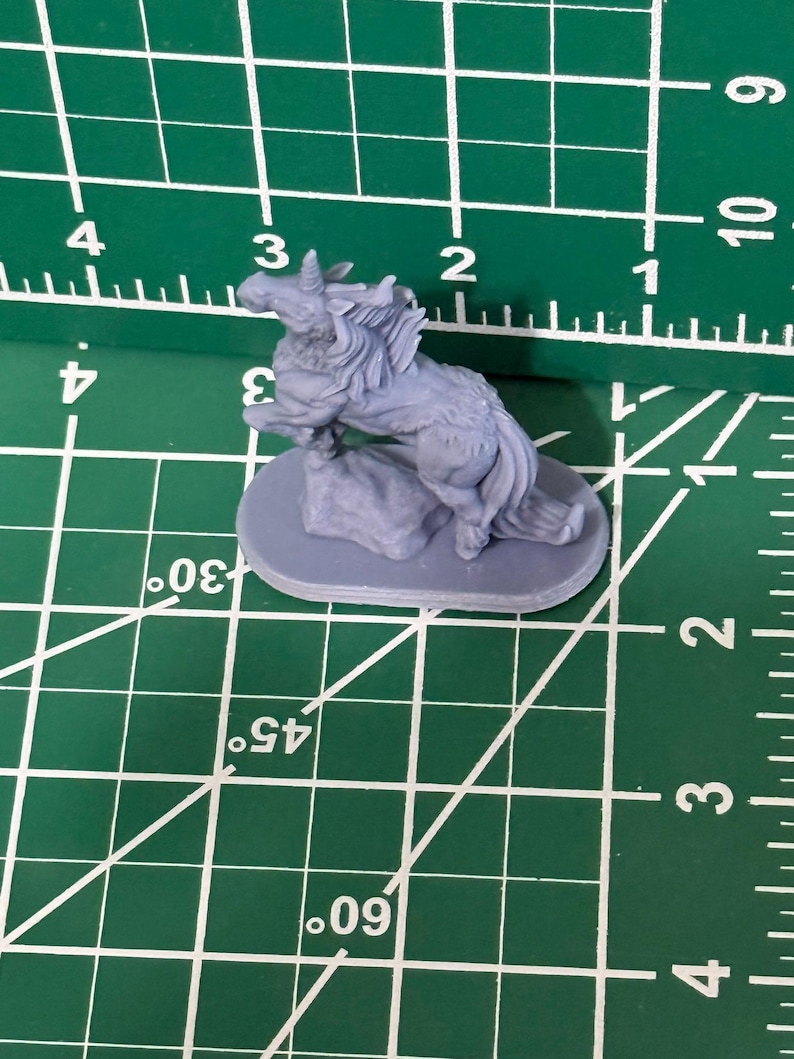 Unicorn, 28mm Miniature, Dungeons and Dragons, EC3D - Etsy