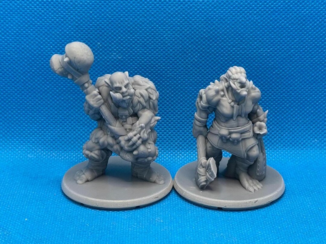 Trolls, 2- 28mm Miniature, Dungeons and Dragons, EC3D - Etsy
