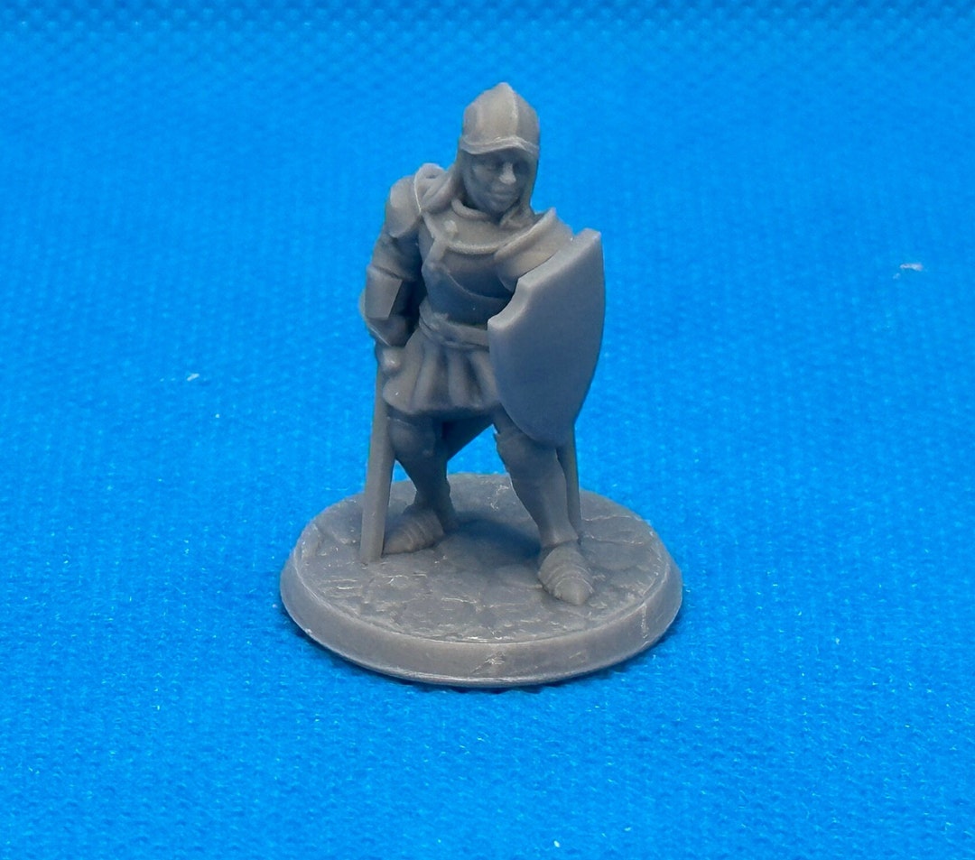 Female Knight 28mm Mini, Dungeons and Dragons, Briteminis - Etsy