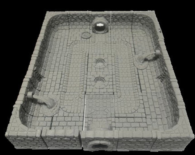 Cemetery Gate and Walls - Dragonlock - DND - Pathfinder - RPG - Dungeon ...