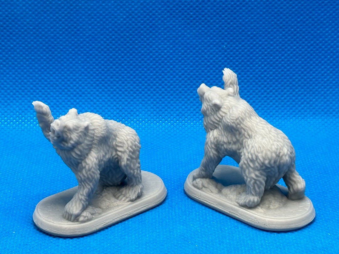 Bear, 28mm Miniature, Dungeons and Dragons 1"x2" - Etsy