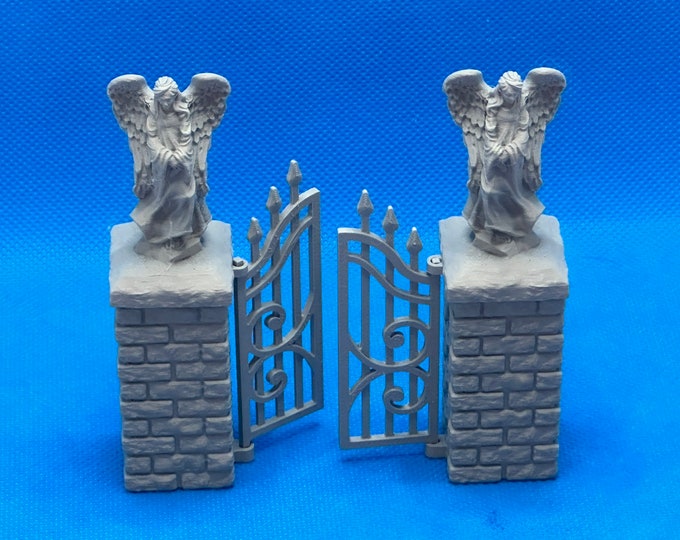 Cemetery Gate and Walls - Dragonlock - DND - Pathfinder - RPG - Dungeon ...