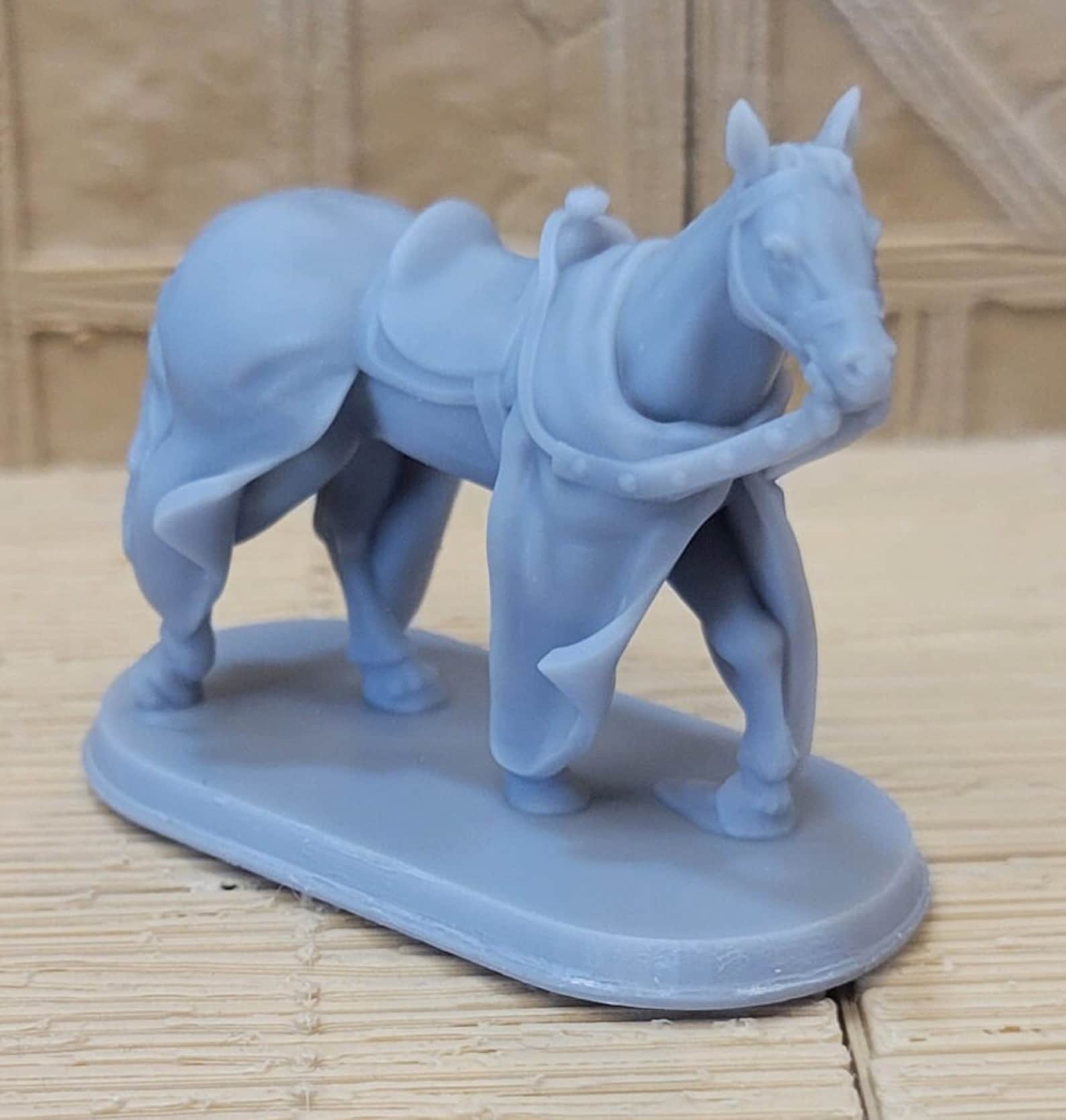 Horses Miniature for 28mm RPG 1x2 Dungeons and - Etsy