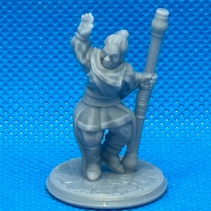 Monk Female 28mm RPG Miniature Briteminis - Etsy