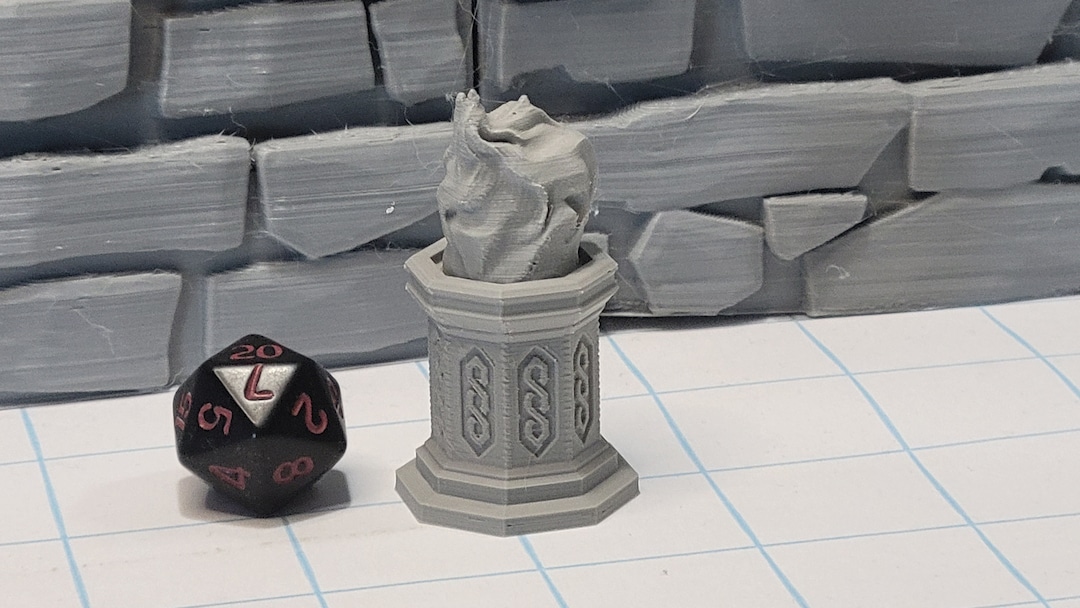 Dwarven Brazier Mini for 28mm Role Playing. Dungeons and Dragons or Any ...