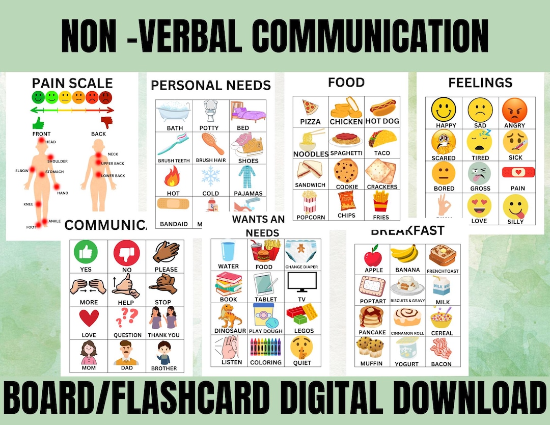 Autism Visual Aid Board, Non Verbal Communication Board, Learning Aid ...