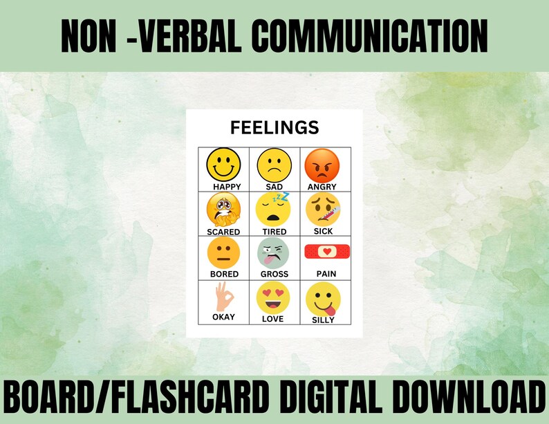 Autism Visual Aid Board, Non Verbal Communication Board, Learning Aid ...
