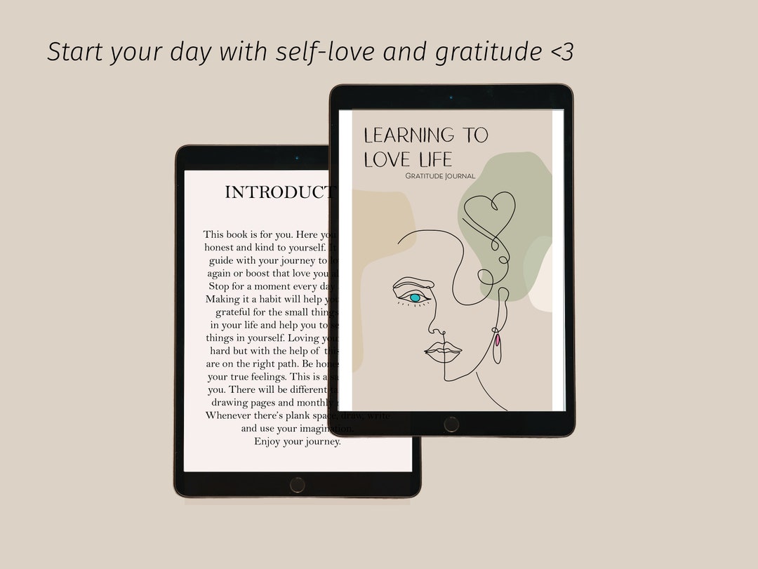 Digital Gratitude Journal With Prompts - 365 Pages With Quotes ...