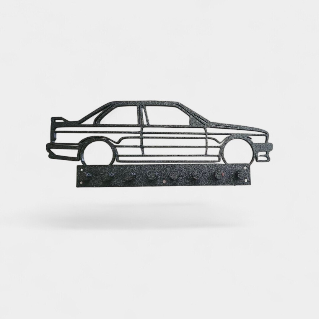 BMW E30 Key Holder Stylish 3D Printed Wall Mount Organizer Car ...