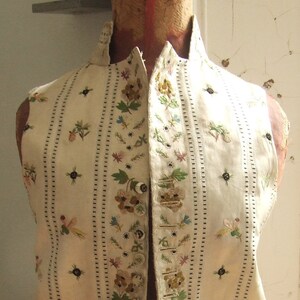 Antique Late Baroque, Rococo, Original 18th Century Silk Gents ...