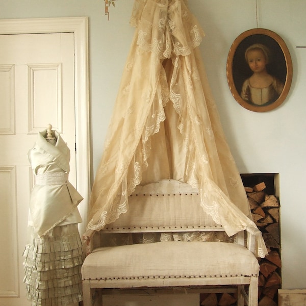 French Antique Bed Canopy - Etsy